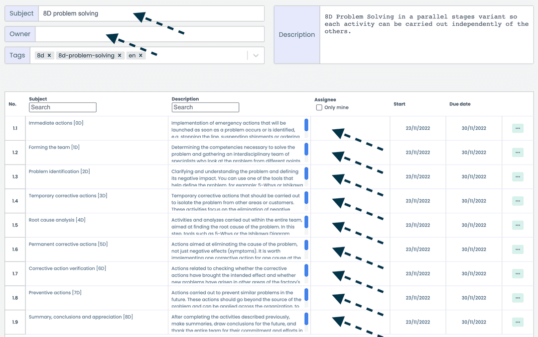 8D Problem Solving Software | Action Audit